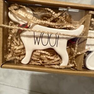Rae Dunn | Holiday | Rae Dunn Dog Ornament Set Woof Love Best Friend ...